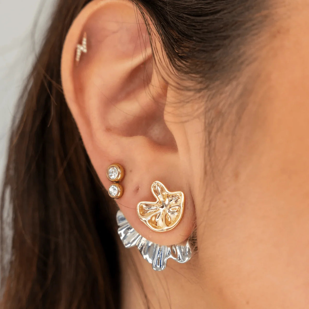 Bracha Radiance Earrings Two Tone – Indigo