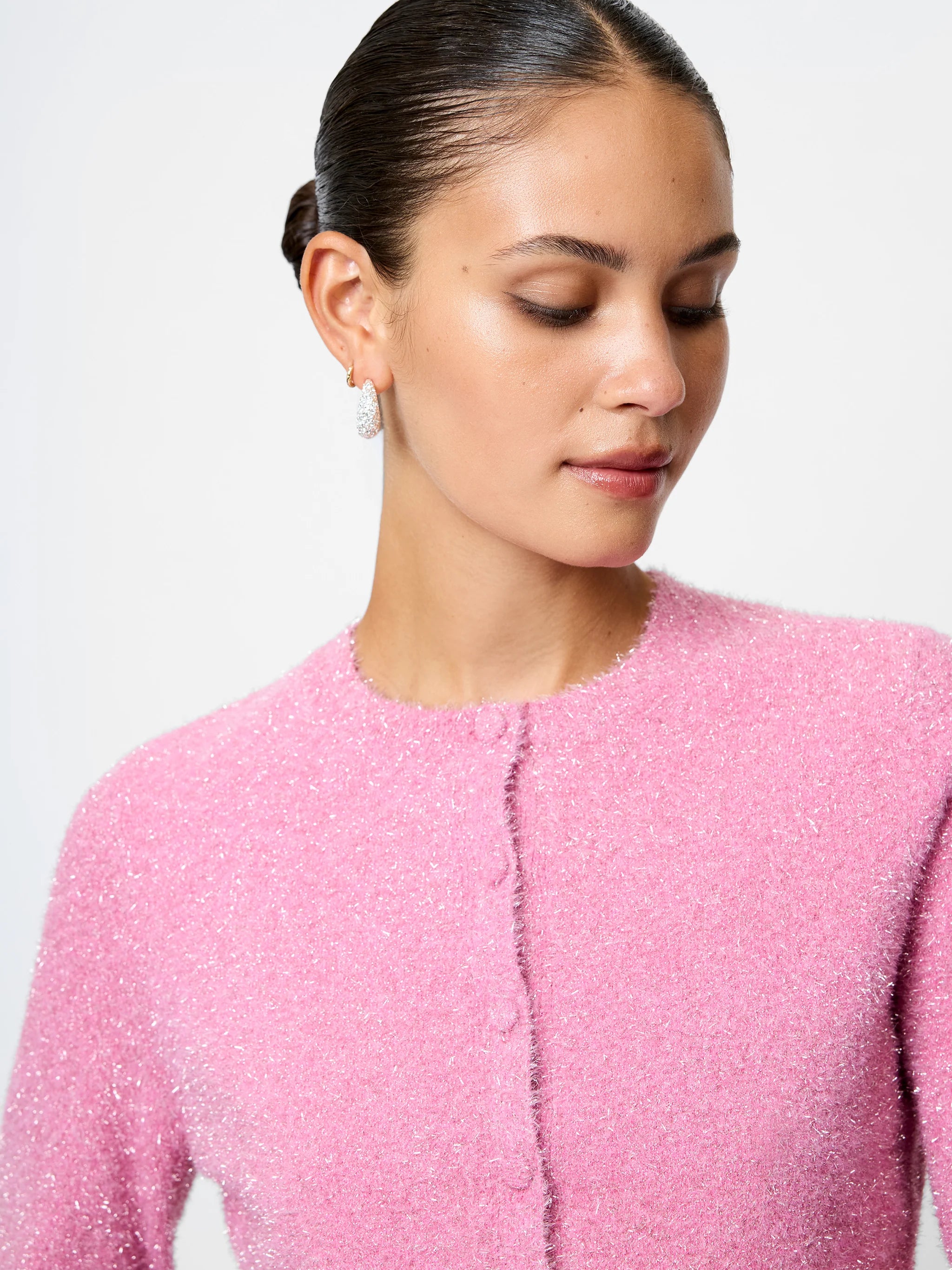 French Connection Tinsel Slim Cardigan